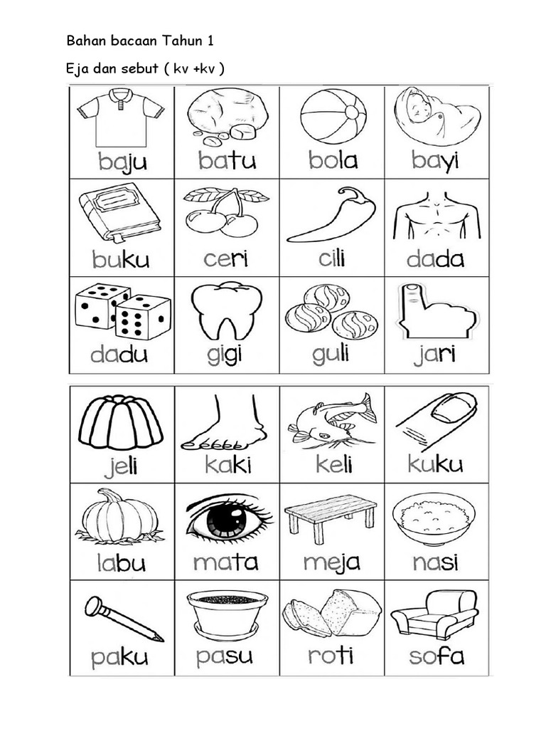 Bahan Bacaan Tahun 1 Pdf