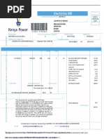 Editable Kenya Power Utility Bill Template | PDF | Finance & Money ...