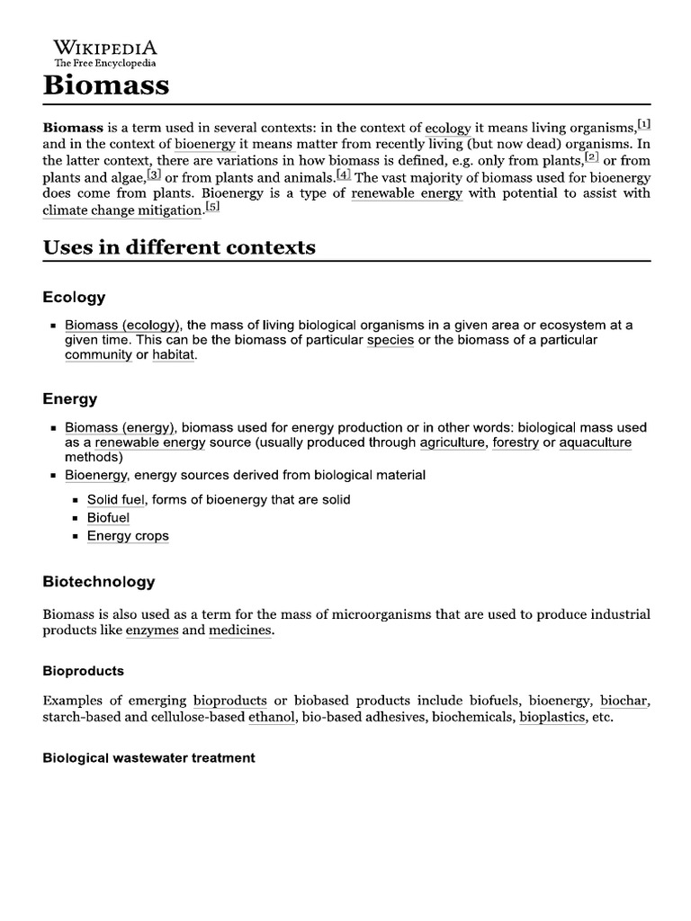 Biomass PDF | PDF