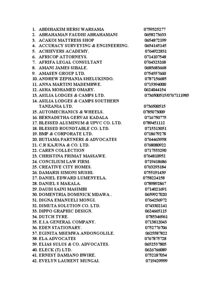 List of VFD Accounts (Below 100 Days) As of 23rd March 2023 | PDF