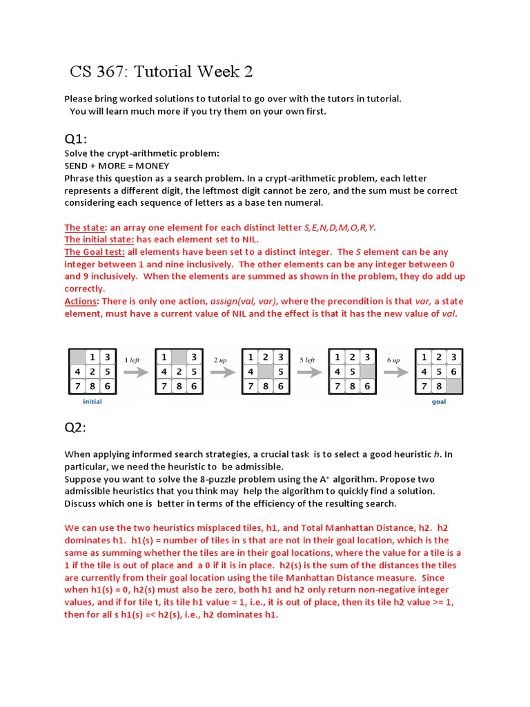 Tutorial2 Final Final Answersv15 | PDF | Theoretical Computer Science | Applied Mathematics