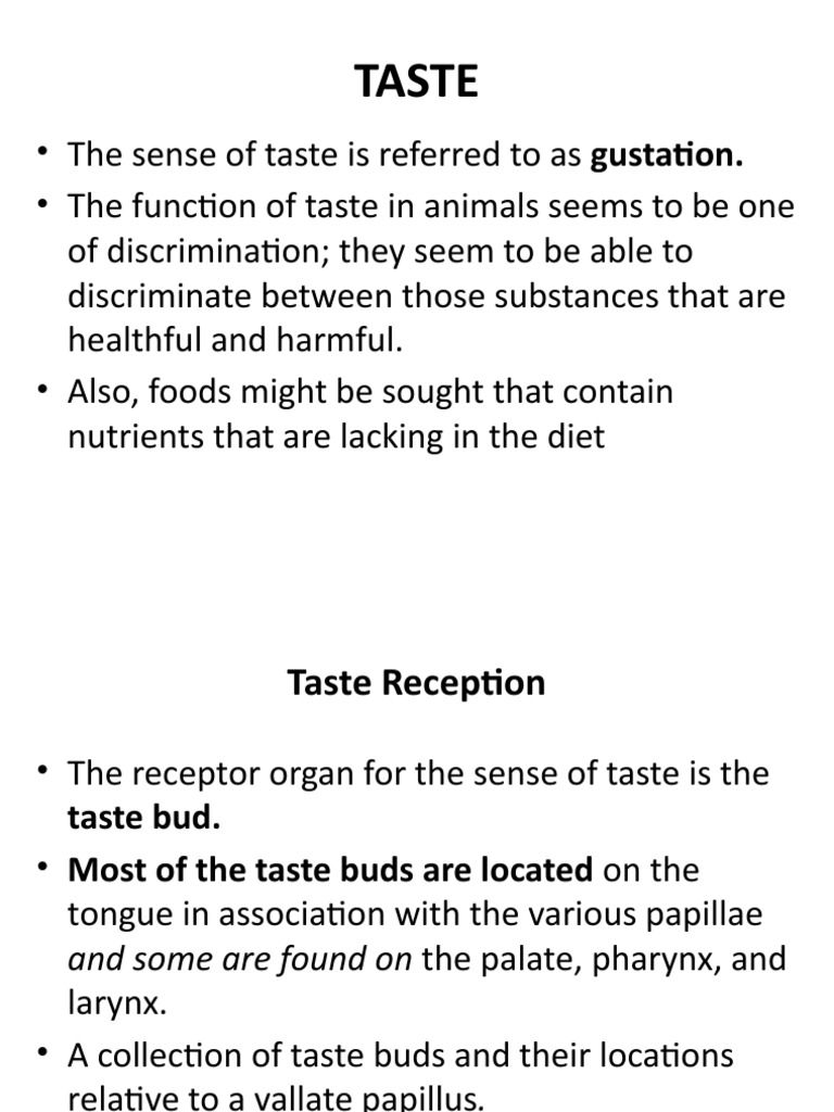 Understanding Taste and Smell in Animals | PDF | Taste | Senses