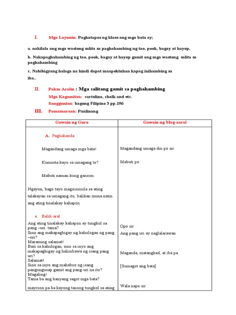 Final Demo Lesson Plan | PDF