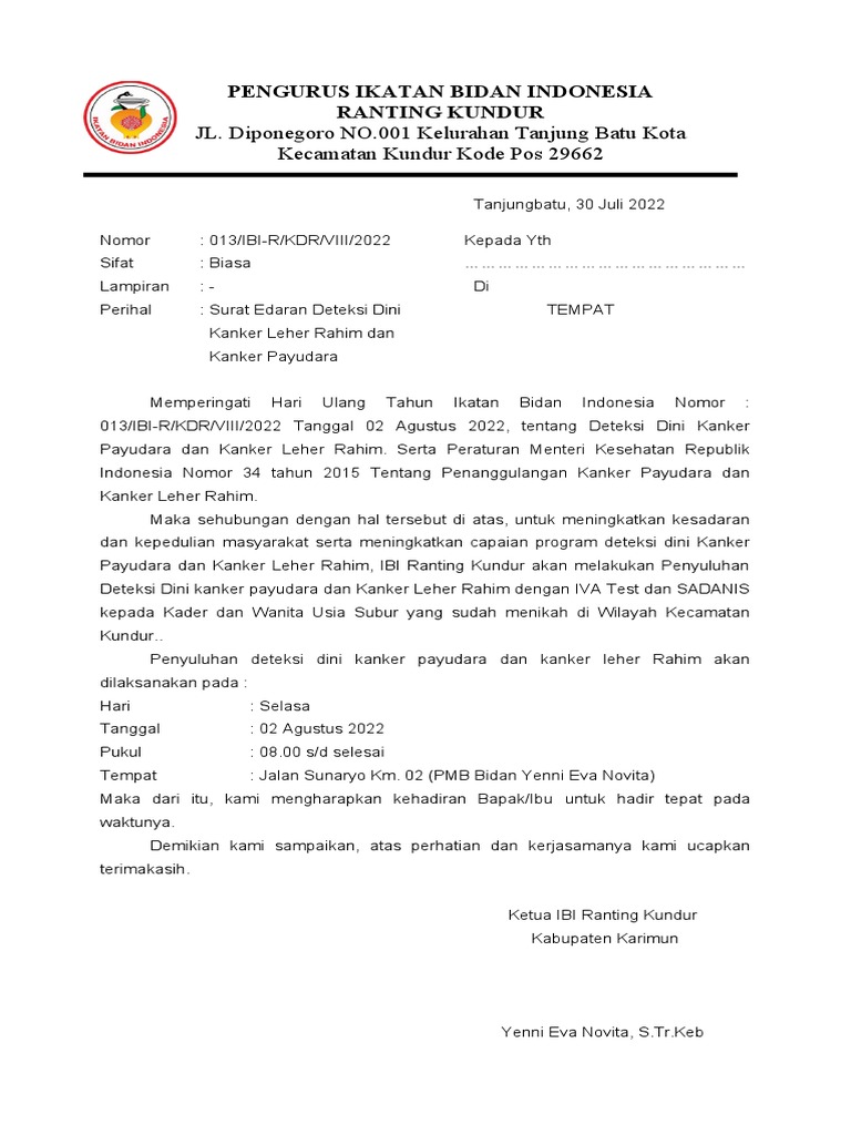 Surat Undangan | PDF