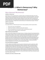 Class 9 Civics Chapter 1 Notes - What Is Democracy - Why Democracy ...