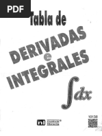 Formulario de Integrales Completo | PDF