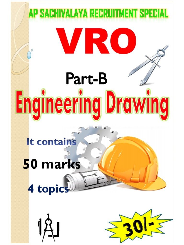 Engineering Drawing Vro Special Ap Sachivalayam 2019 by SRINIVASMech PDF | PDF | Circle ...