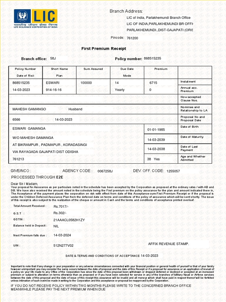 FPR PDF | PDF | Insurance | Business