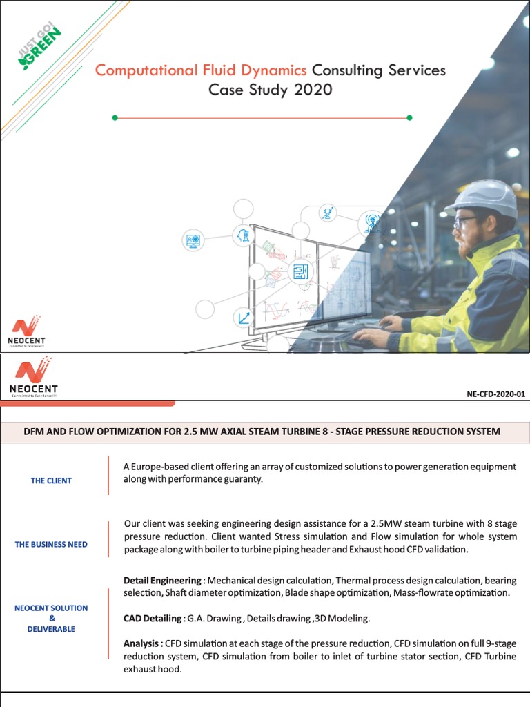 Ne CFD 2020 Combine Case Study PDF | PDF | Turbine | Computational Fluid Dynamics