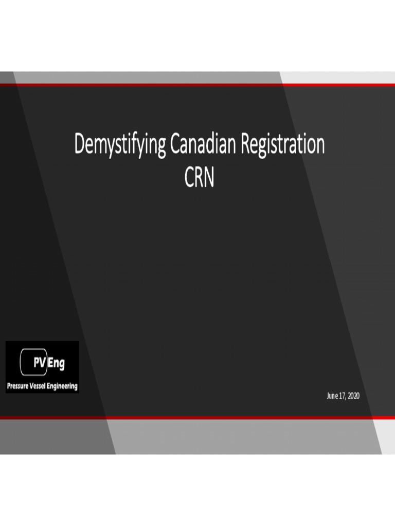 CRN Presentation | PDF | Pipe (Fluid Conveyance) | Mechanical Engineering