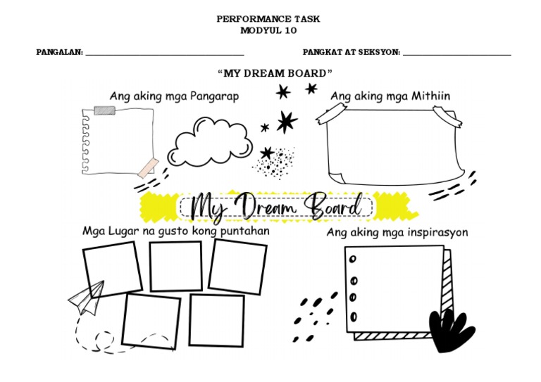 My Dream Board Project | PDF | Career & Growth