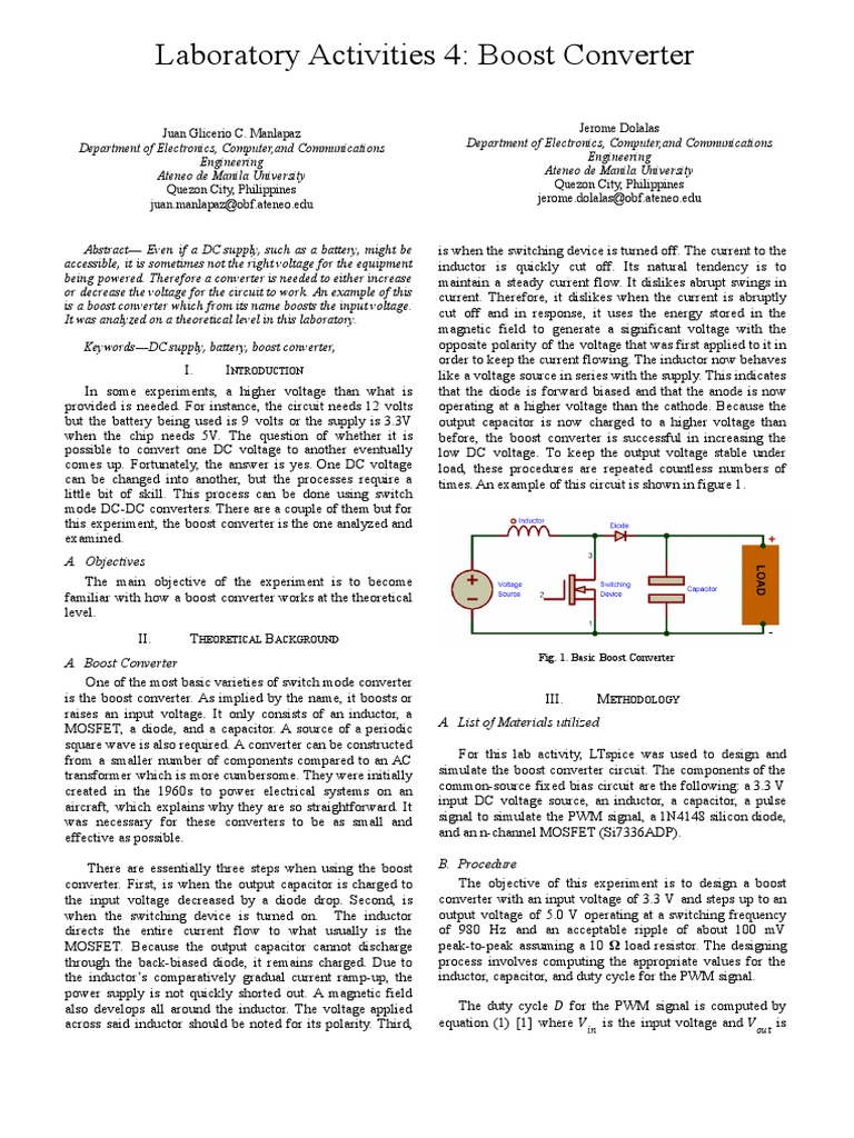ENGG 184.12 Lab Activity 4 - Manlapaz & Dolalas | PDF | Inductor | Capacitor