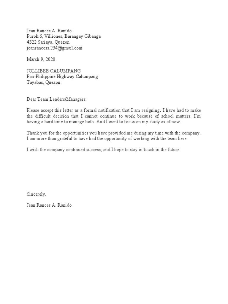 Resignation-Letter.docx | PDF