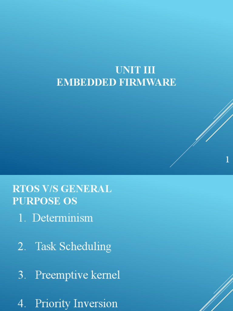 Embedded - PPT - 3 Unit - DR Monika - Edited | PDF | Central Processing ...