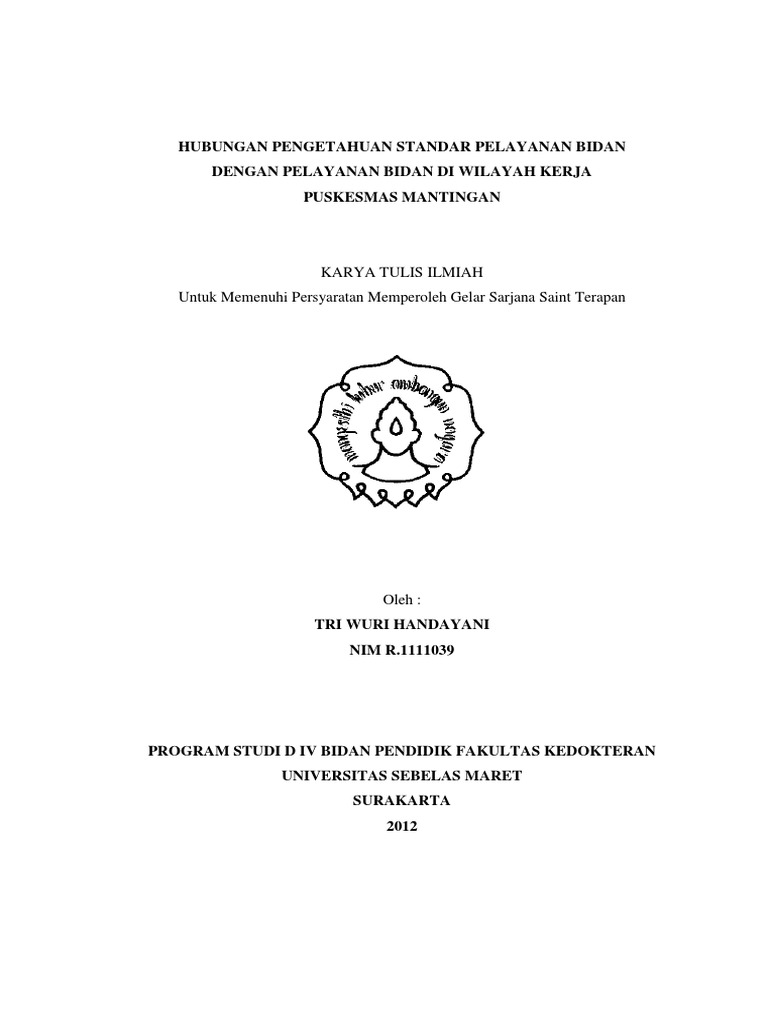 Tri Wuri Handayani - R1111039 PDF | PDF