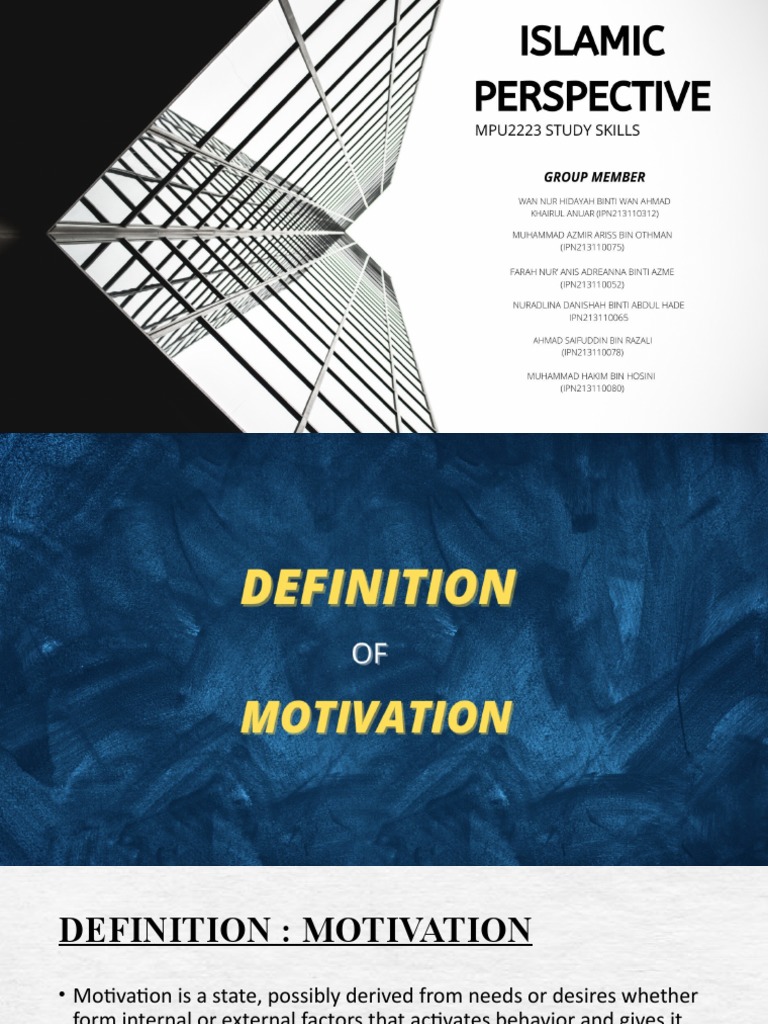 Islam Perspective | PDF | Career & Growth | Self-Improvement