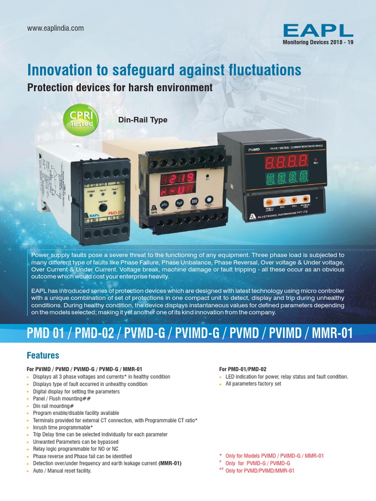 EAPL Protection Devices Overview | PDF | Technology & Engineering