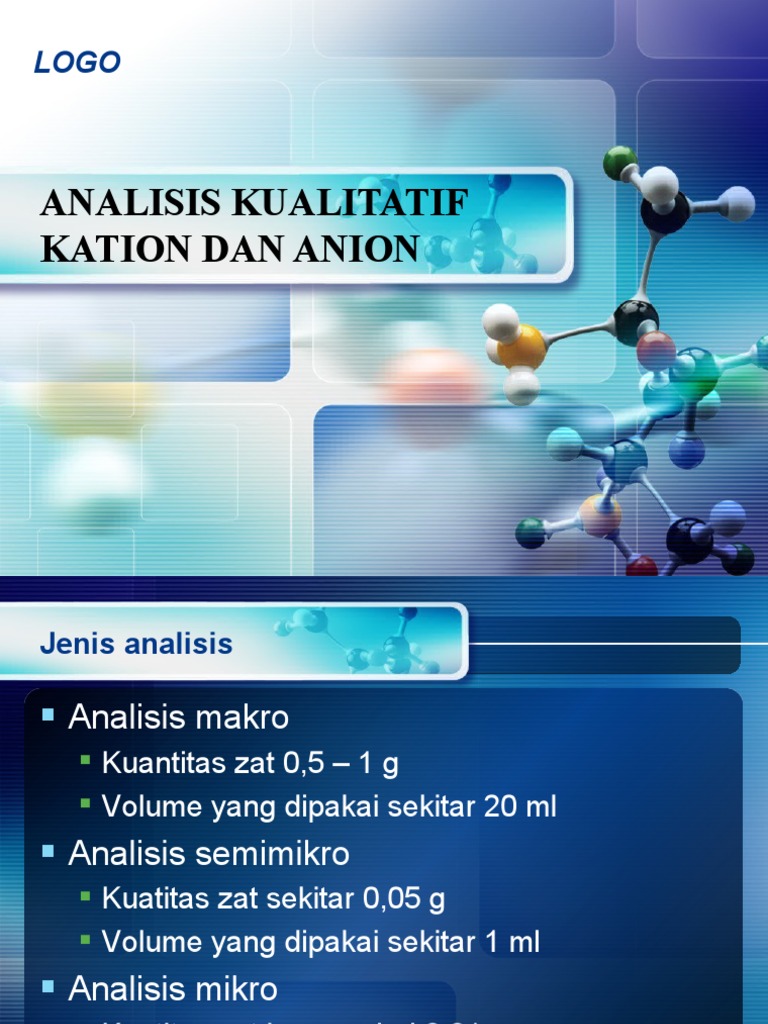 Vdocuments - MX - Analisis Kualitatif Kation Dan Anion | PDF