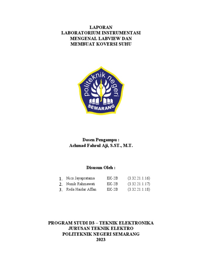 L1 Instrumentasi | PDF