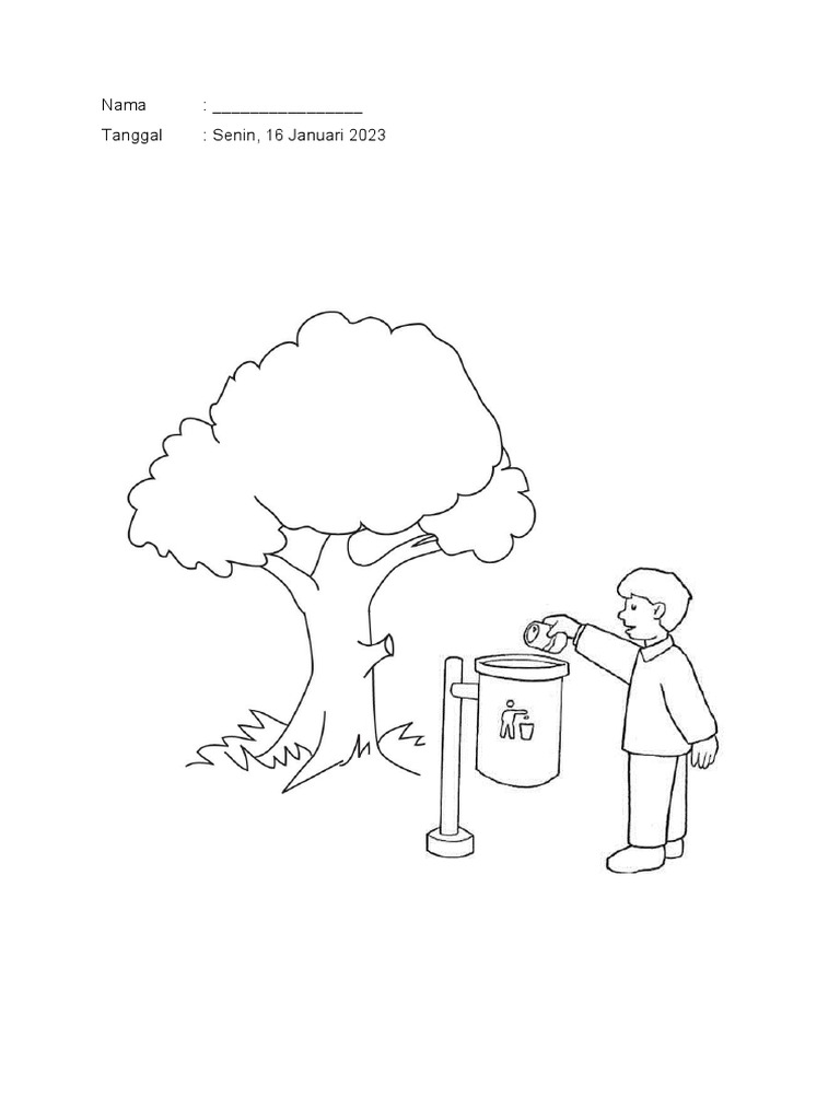 worksheetsubtema tata tertib rekreasi | PDF