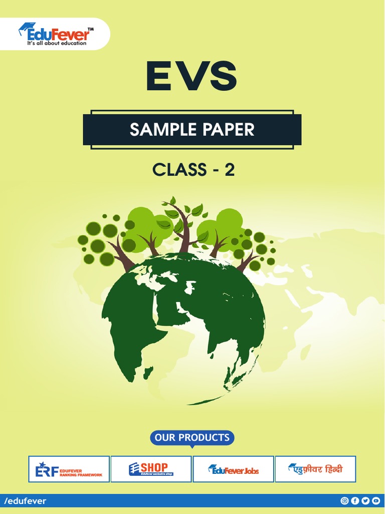 Class 2 EVS Sample Paper 13 | PDF