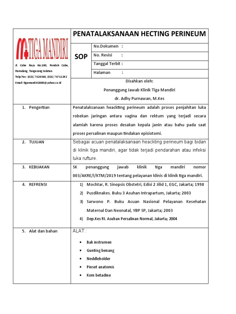 Sop Hecting | PDF