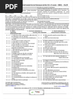 Folha de Cálculo ASEBA CBCL 1,5 A 5 Anos | PDF