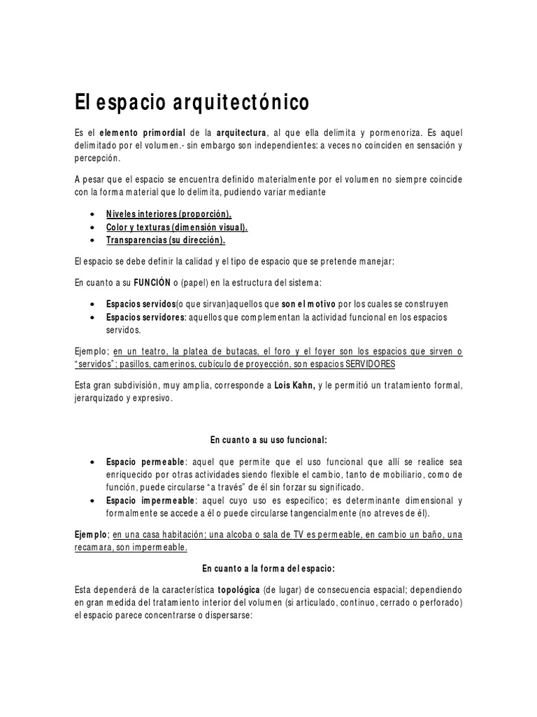 Espacio Arq - Tipos | PDF | Espacio | Geometría