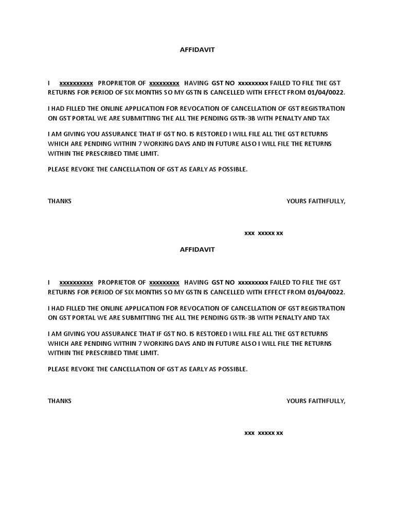 Affidavit | PDF