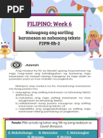 Q2-Fil2 Babala at Paalala-Dlp | PDF