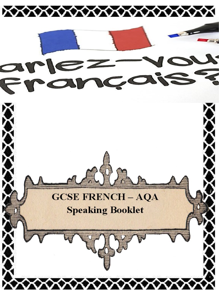 GCSE French Speaking Booklet 2022 - 2023 ADV HIGHER | PDF