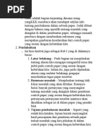 Contoh Mini Research 1 | PDF | Ilmu Sosial | Seni