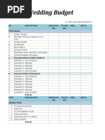 CHECKLIST KAHWIN BY NABIHA ZAIDI - XLSX - Google Drive | PDF