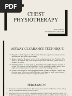 Chest Physio, manual techniques | PDF | Exhalation | Clinical Medicine