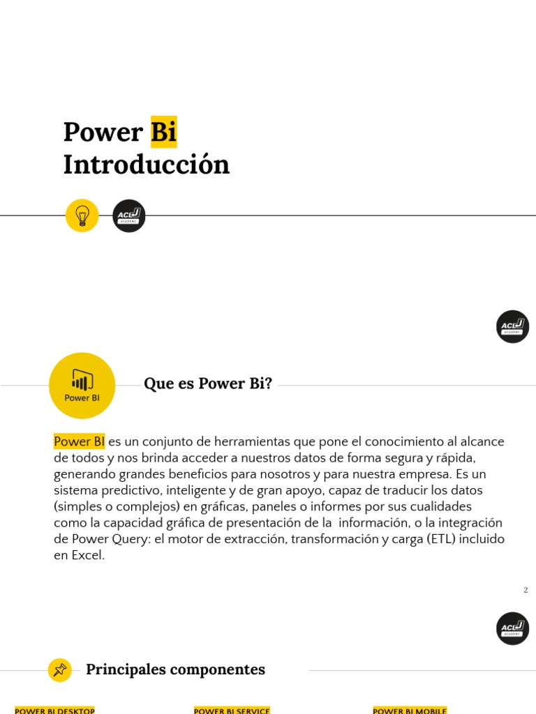 Introducción Powerbi | PDF | Windows 10 | Microsoft Windows