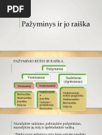 Nosiniu Raidziu Rasymas Zodziu Saknyje - Taisykles - Pask. | PDF