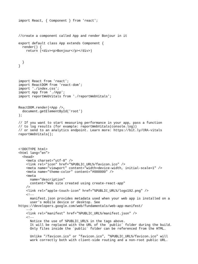 React Js | PDF React Js | PDF