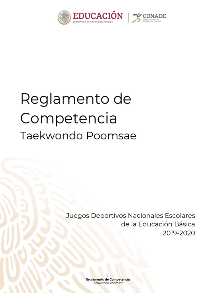 Reglamento Taekwondo 27 Ene PDF | PDF | Taekwondo | Árbitro