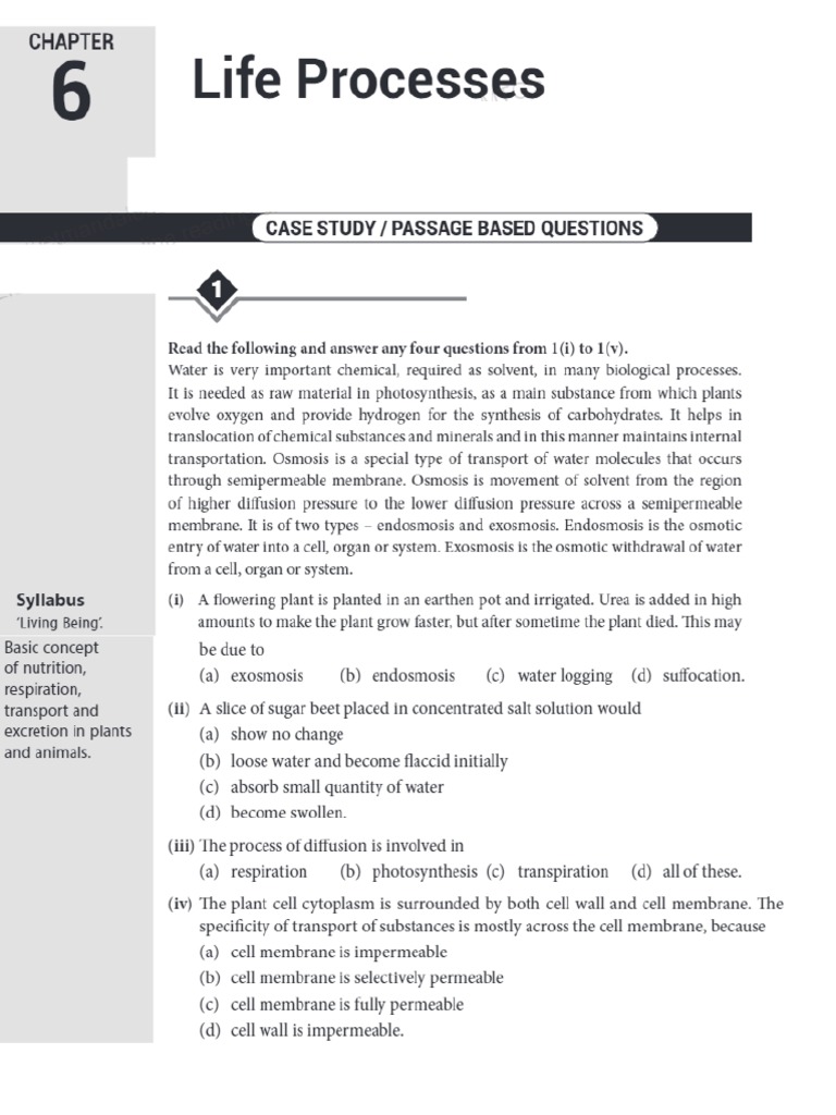 Grade 10 CH 6 Case Study and A.R | PDF