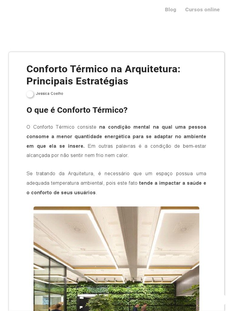 Estratégias para Conforto Térmico na Arquitetura | PDF | Drywall | Calor