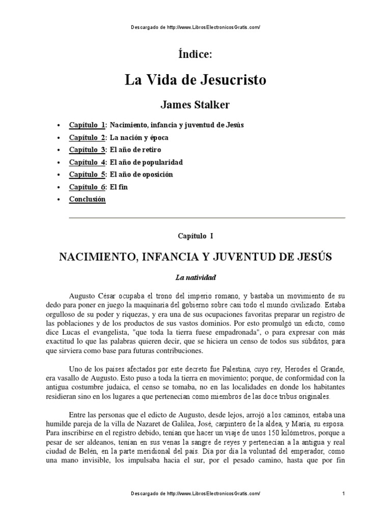 La Vida de Jesucristo PDF | PDF | Jesús | Biblia