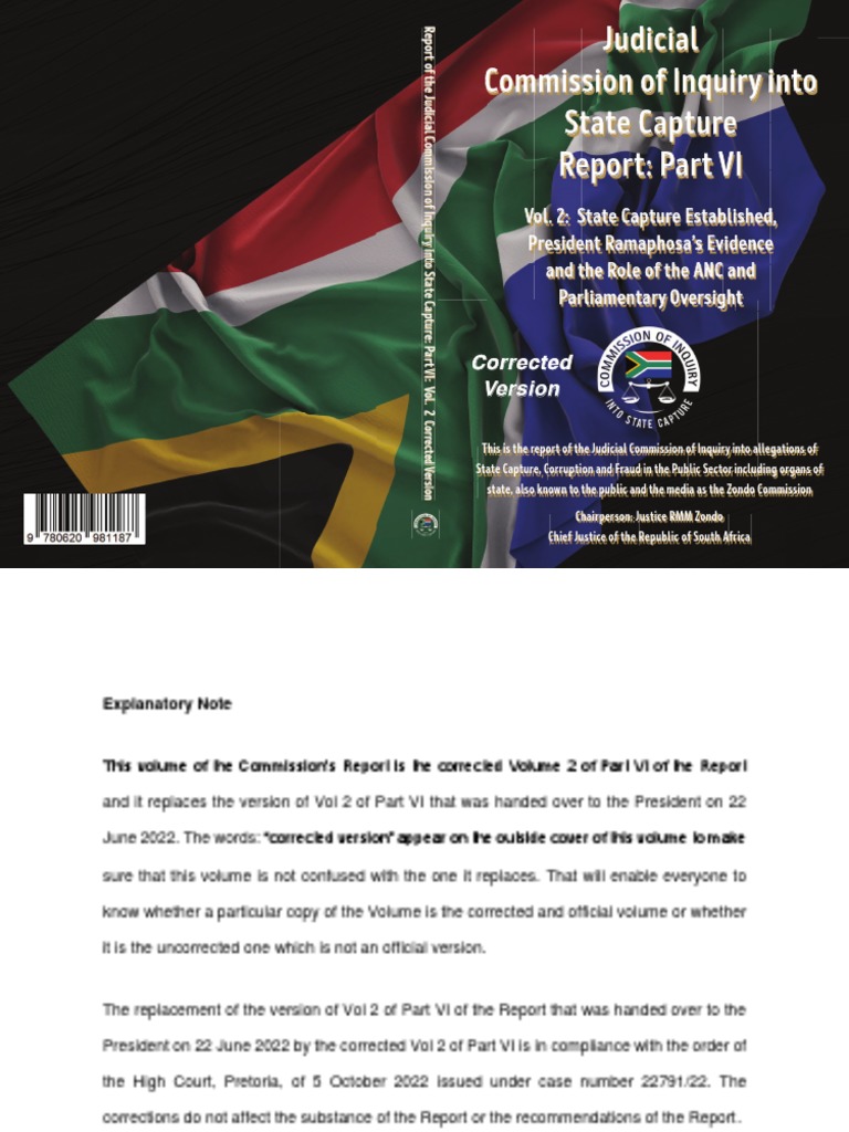 Part 6 Vol 2 - Judicial Commission of Inquiry Into State Capture Report ...