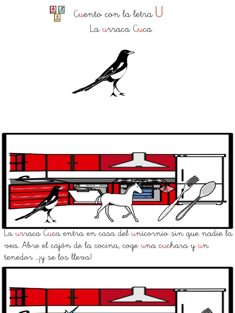 Cuento Letra U Vivencias - Con - Maestricas | PDF