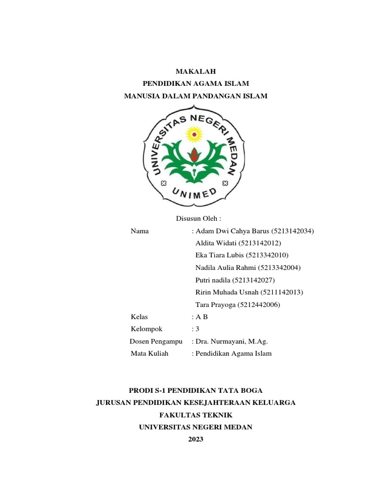 Makalah Agama Manusia Dalam Pandangan Islam Pdf