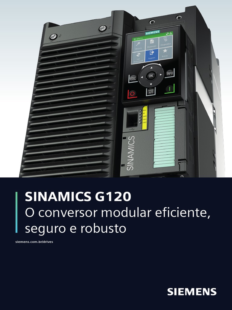 Folheto Sinamics g120 PDF | PDF | Automação | Quantidades físicas