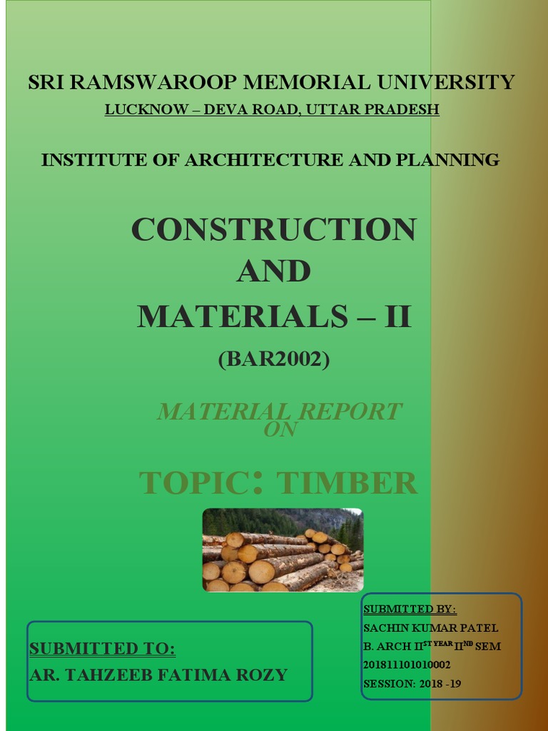 Timber Report | PDF | Wood | Lumber