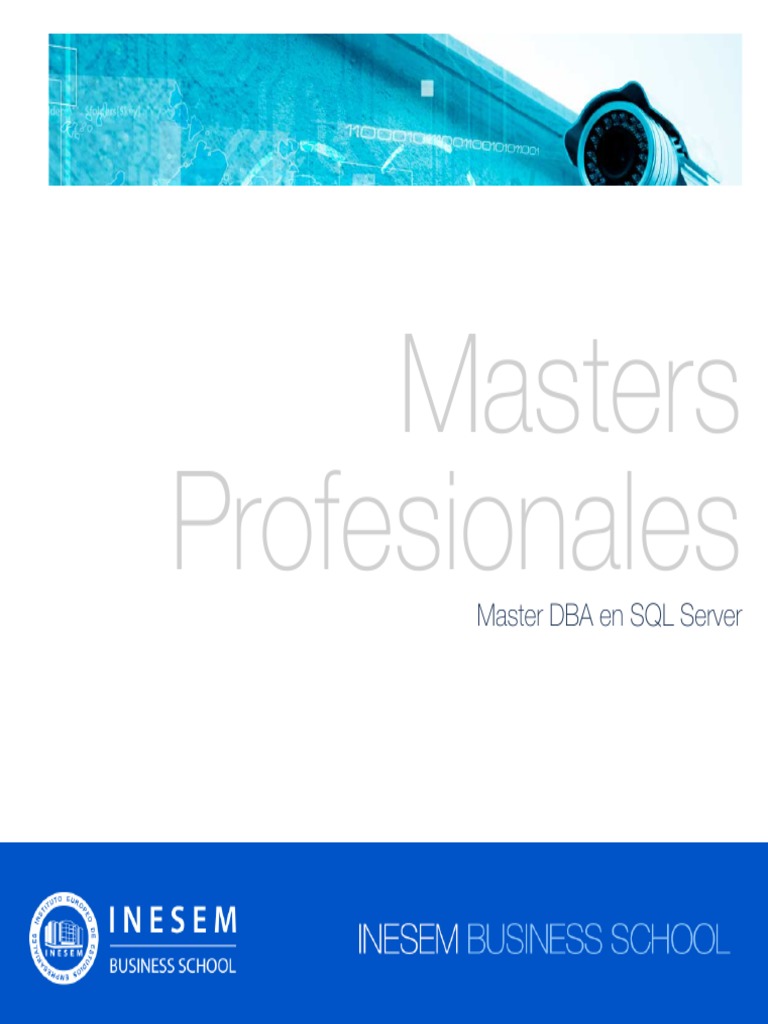 Master Dba en SQL Server | PDF | Bases de datos | Servidor SQL de Microsoft