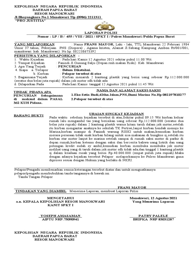 Regu Satu SPKT | PDF