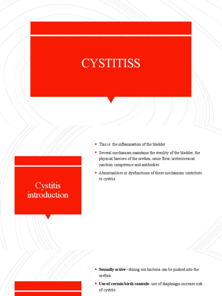 Cystitis | Download Free PDF | Urinary Tract Infection | Urinary Bladder