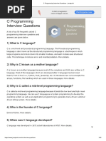 Pro C Tutorial - Programming Examples | PDF | C (Programming Language) | String (Computer Science)
